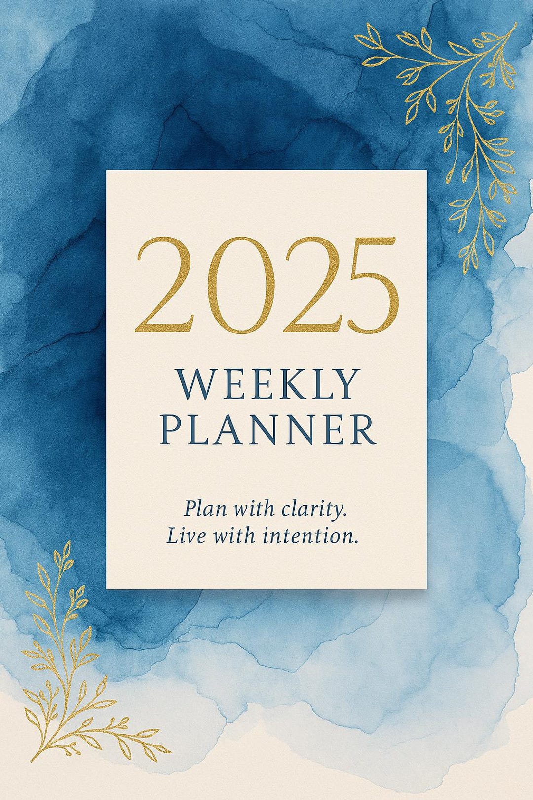 Printable Weekly Planner 2025 – Undated PDF | Meal & Budget Tracker ...