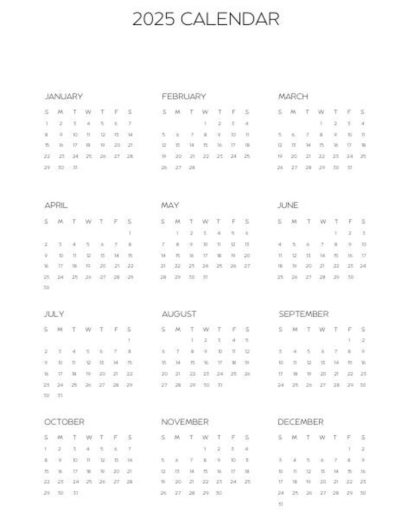 Printable Weekly Planner 2025 – Undated PDF | Meal & Budget Tracker ...