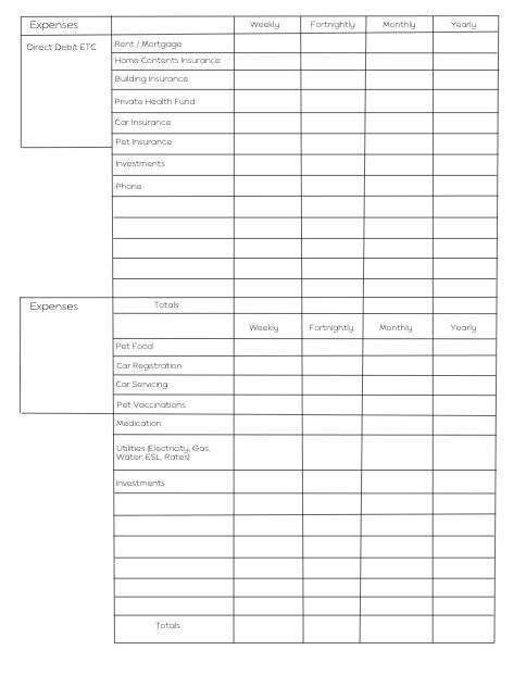 Printable Weekly Planner 2025 – Undated PDF | Meal & Budget Tracker ...