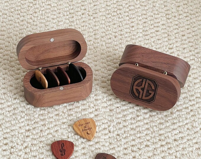 Guitar Pick Box With Stand - Etsy
