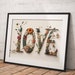LOVE Wall Art Printables Valentine's Day Printable Floral Art Love Art ...