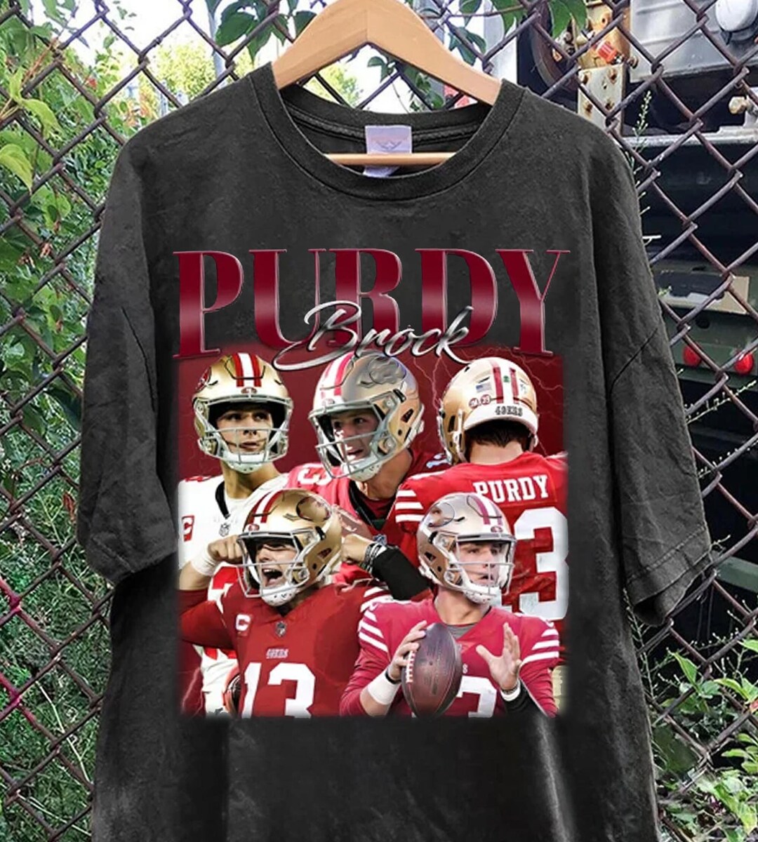 Vintage Brock Purdy Comfort Colors Shirt,classic 90s Graphic Tee ...