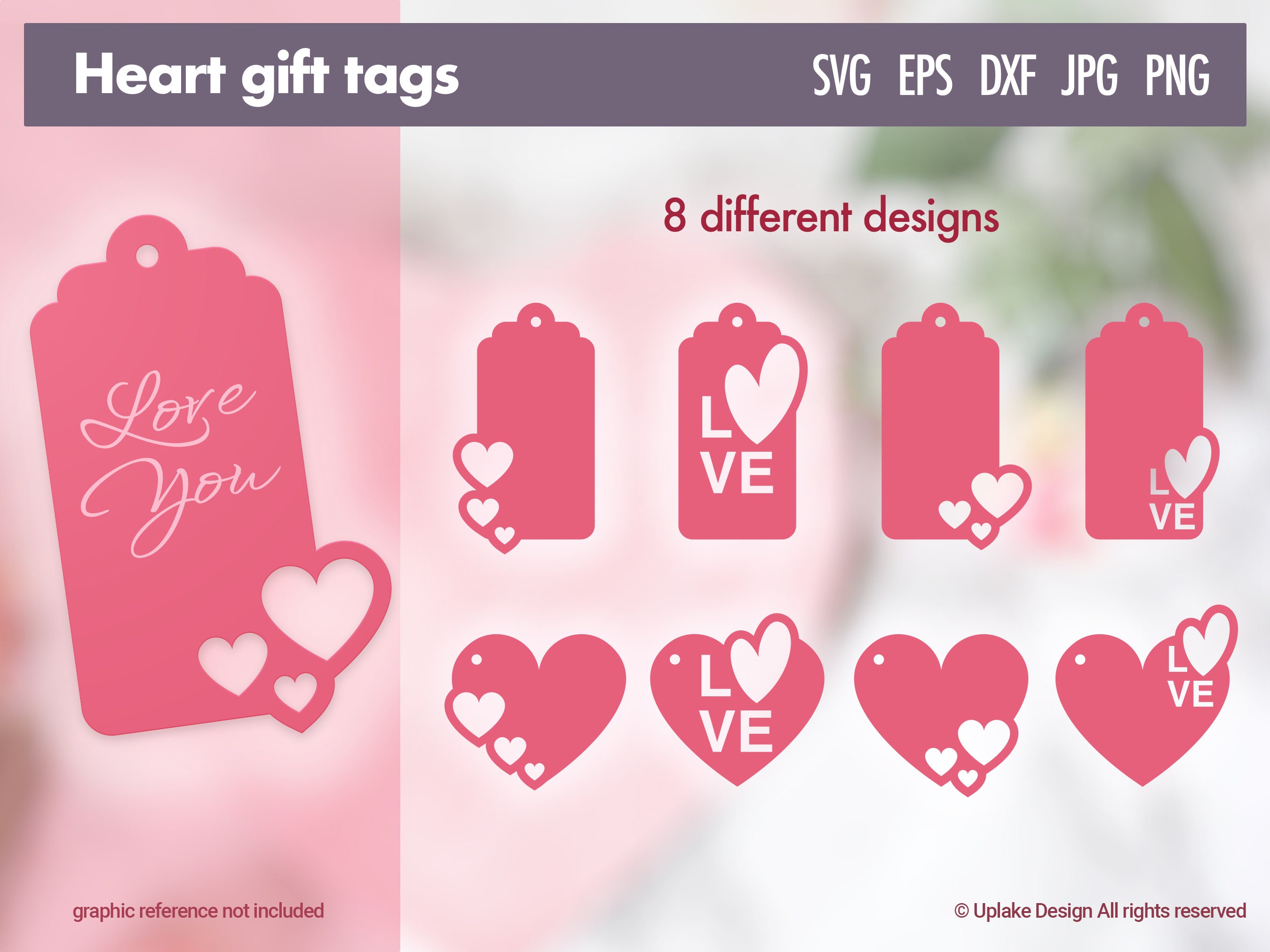 Heart Gift Tag Template