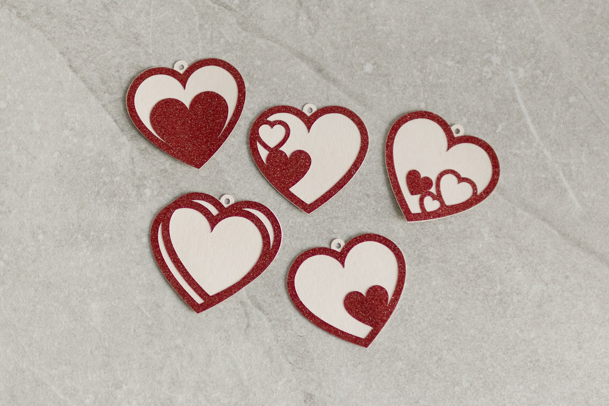 Layered Heart Gift Tag SVG Bundle | Instant Download | Perfect for ...