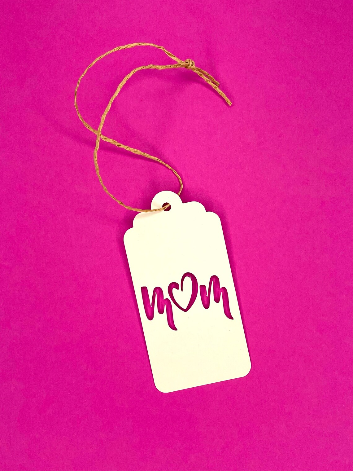 Mom Heart Tag SVG Bundle | Mother's Day Gift Tag SVG | Tag Template ...