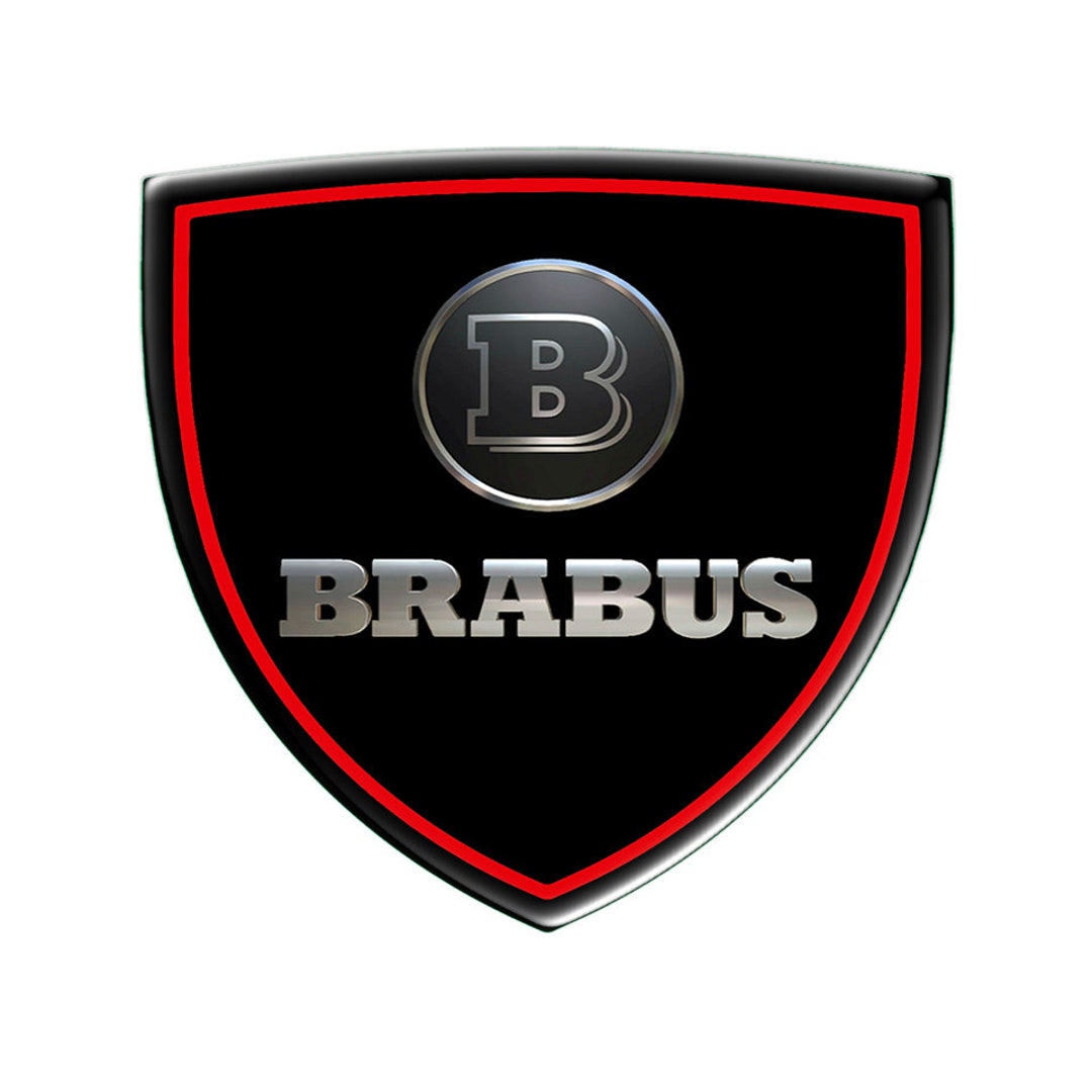 Brabus Logo Badge Silicone Emblem Sticker Decal Auto - Etsy