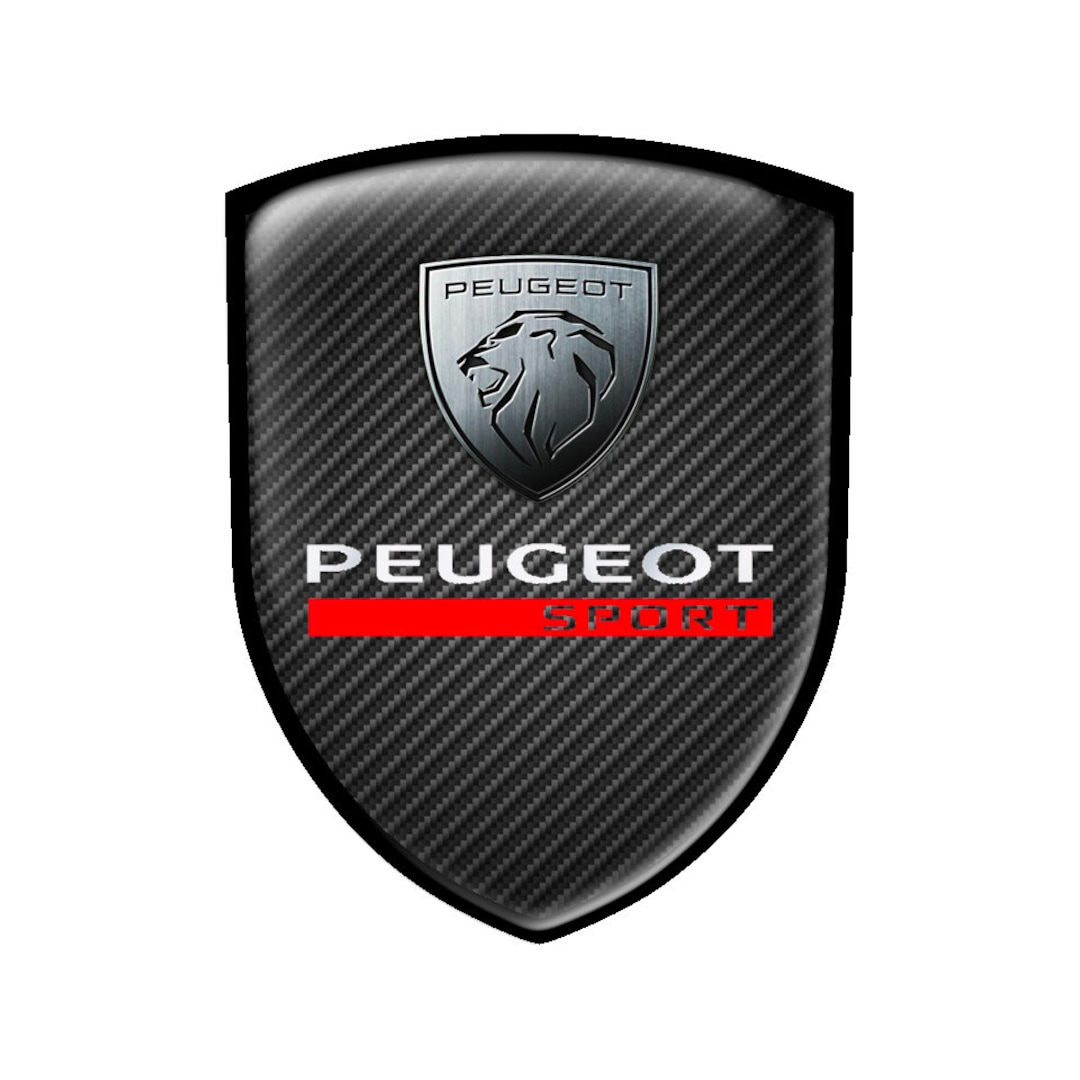 Insigne du logo Peugeot sport Sticker emblème en silicone - Etsy France
