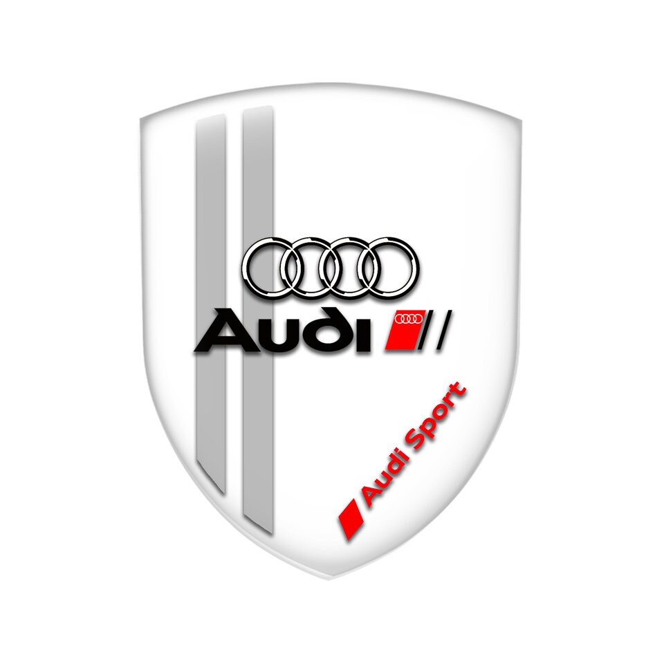 Audi Sport Badge Silicone Emblem Sticker Decal Auto - Etsy