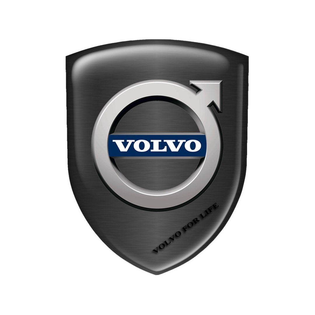 Volvo Badge Silicone Emblem Sticker Decal Auto Accessories All SIZES - Etsy