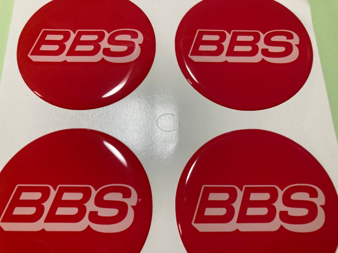 Silicone Sticker BBS Badge for Rim Center Caps , Phone,car Interior ...