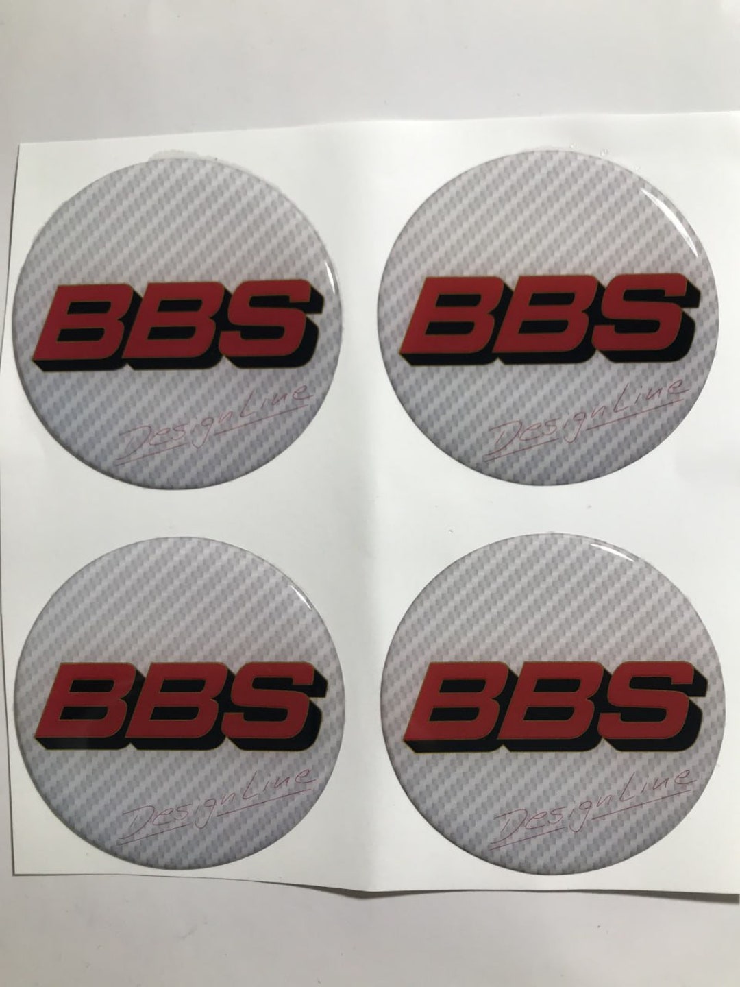 Silicone Sticker BBS Badge for Rim Center Caps , Phone,car Interior ...