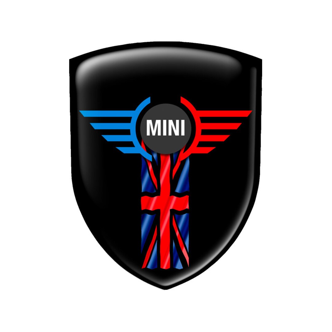 Mini Cooper Badge Silicone Emblem Sticker Decal Auto Accessories Union ...