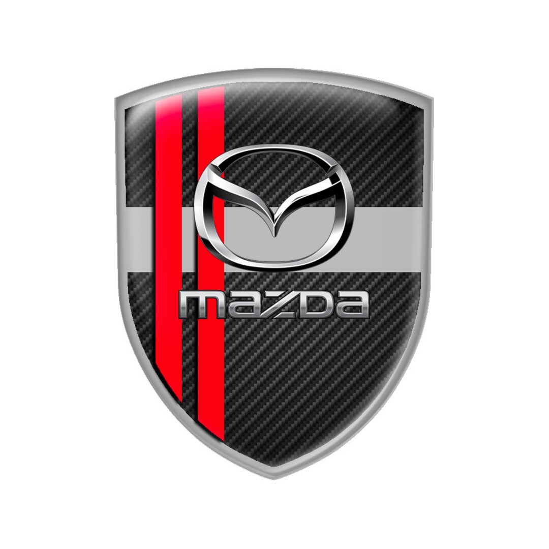 Mazda Handmade Badge Silicone Emblem Sticker Decal Auto Accessories All ...