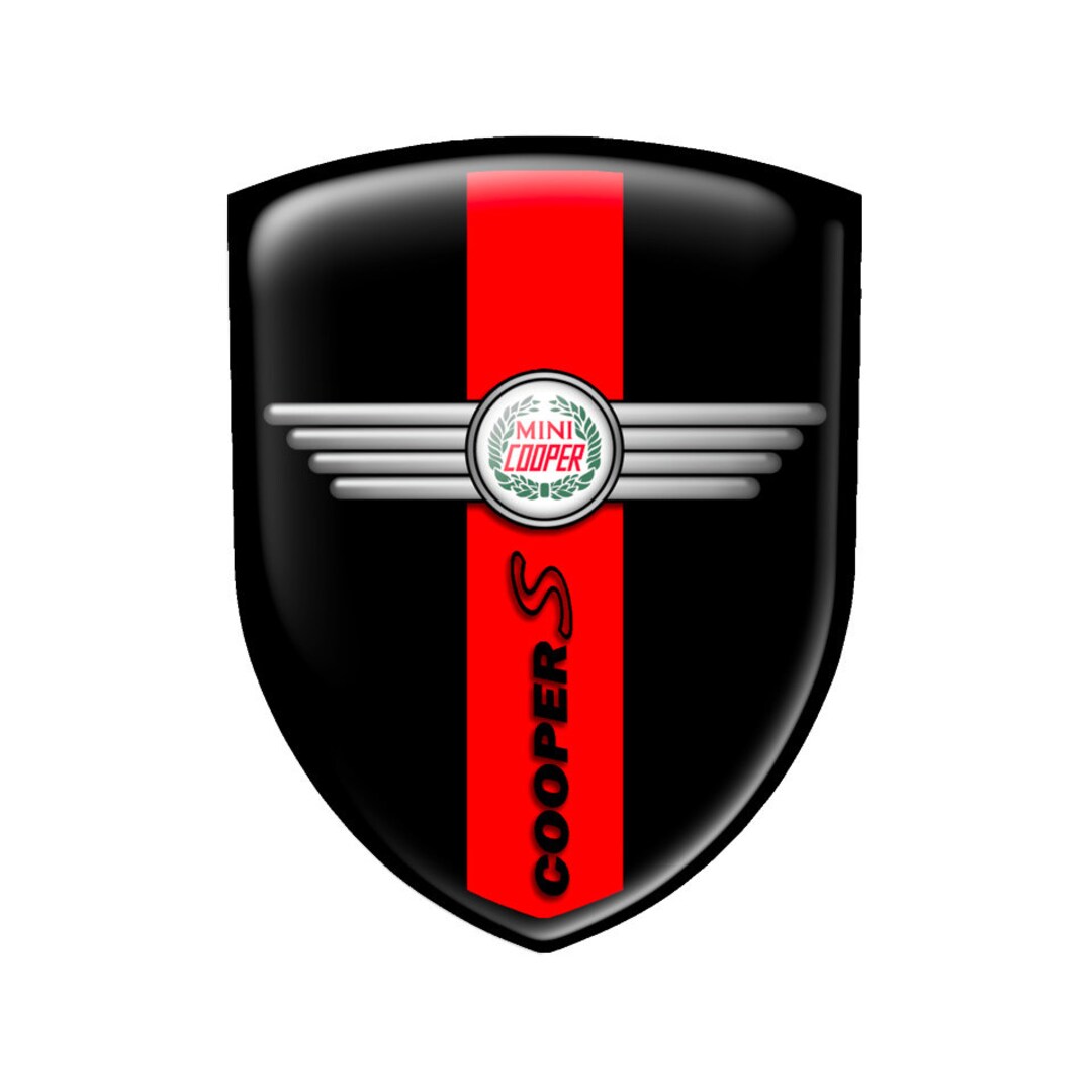 Mini Cooper Badge Silicone Emblem Sticker Decal Auto - Etsy