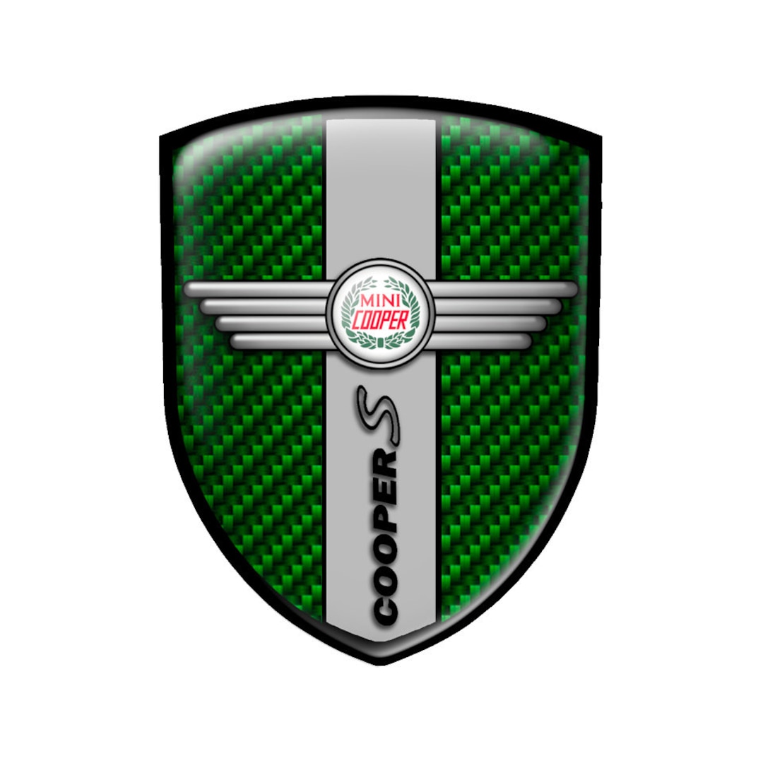 Mini Cooper Badge Silicone Emblem Sticker Decal Auto - Etsy