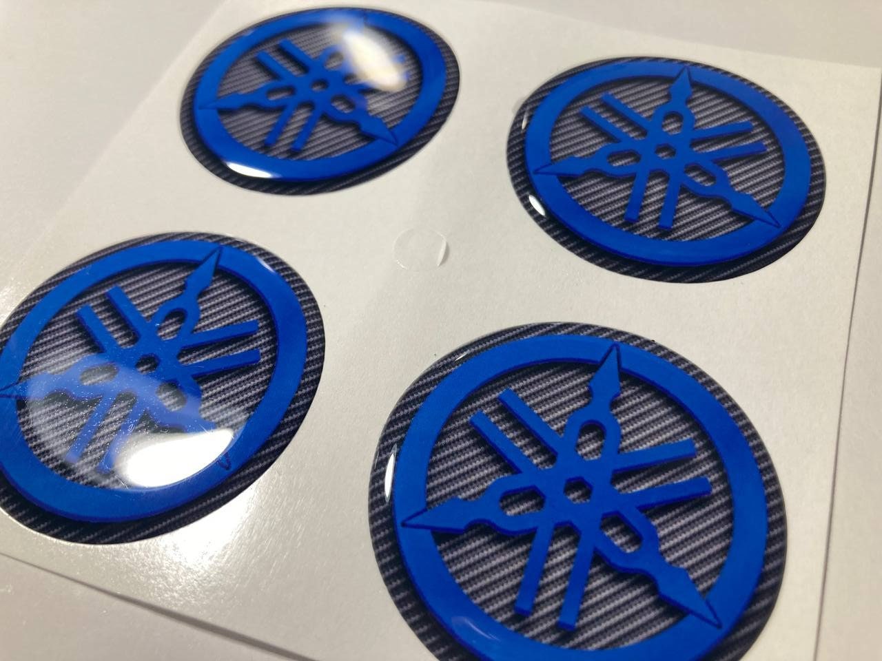 Silicone Sticker Yamaha Badge for Rim Center Caps, Phone,car Interior ...