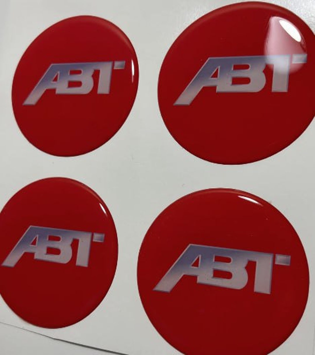 Silicone Sticker Abt Sportsline Badge for Rim Center Caps , Phone,car ...