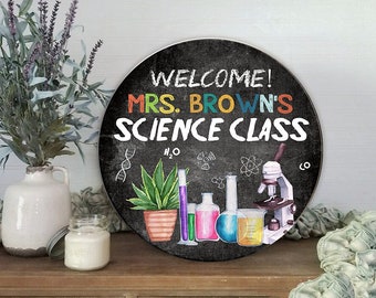 Teacher Classroom Door Sign. PRINTABLE. Teacher Name Room - Etsy