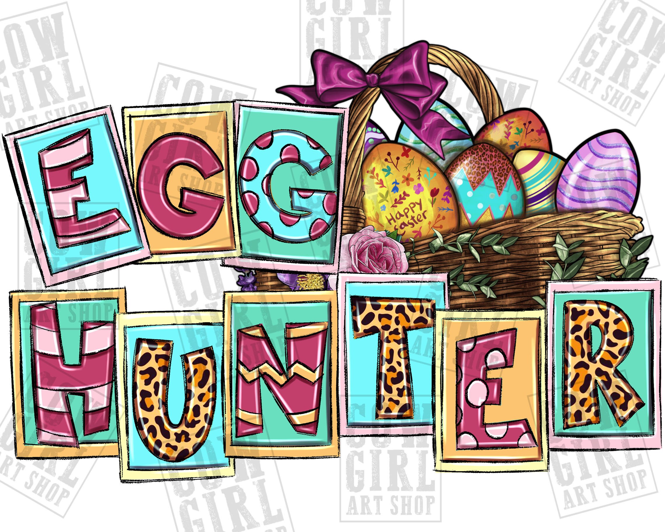 Egg Hunter Png Sublimation Design Download Easter Day Png - Etsy
