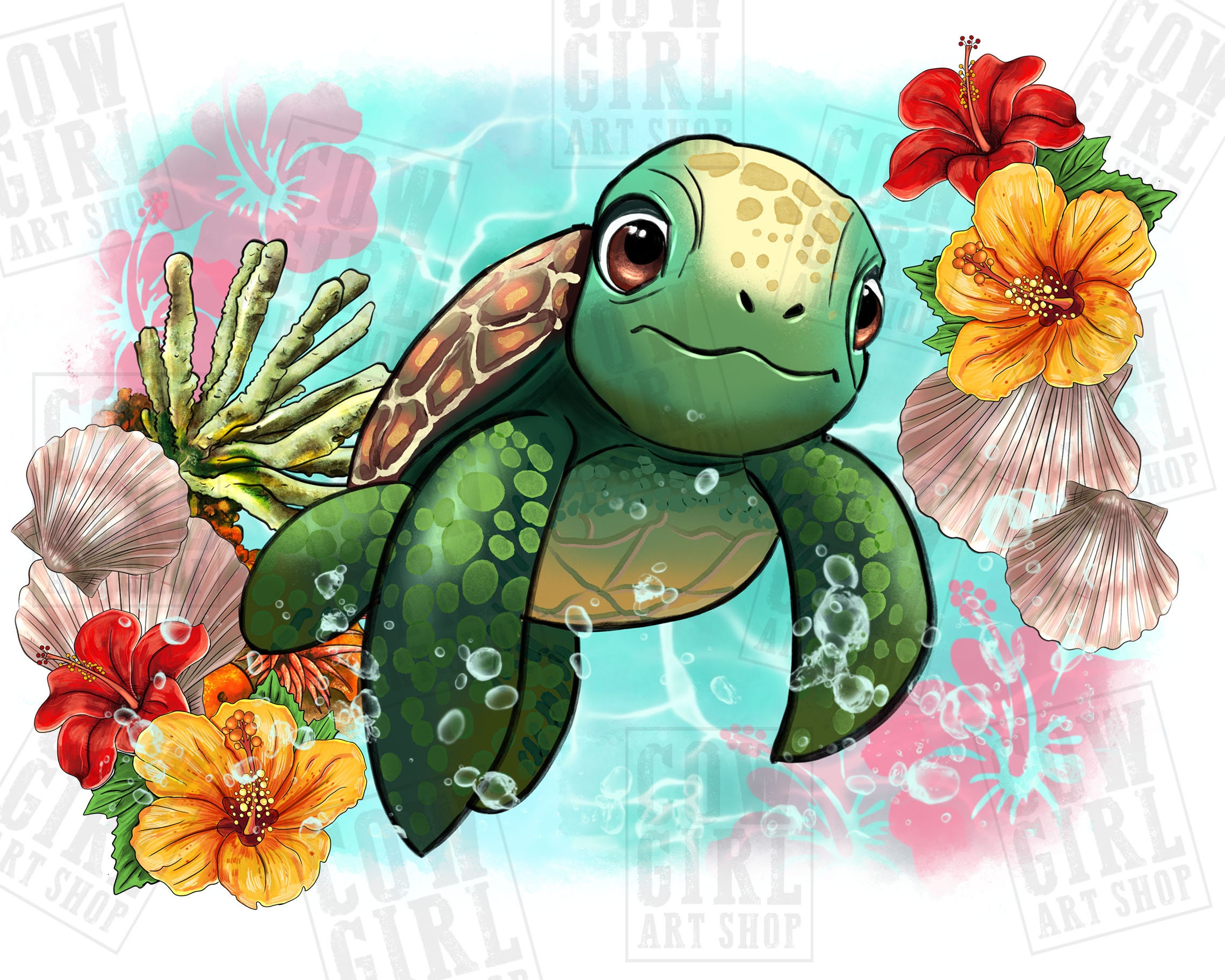 Cute Tortoise Drawing