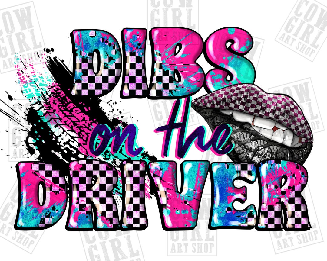 Dibs on the Driver Png Design Download, Racing Png, Race Sport Png ...
