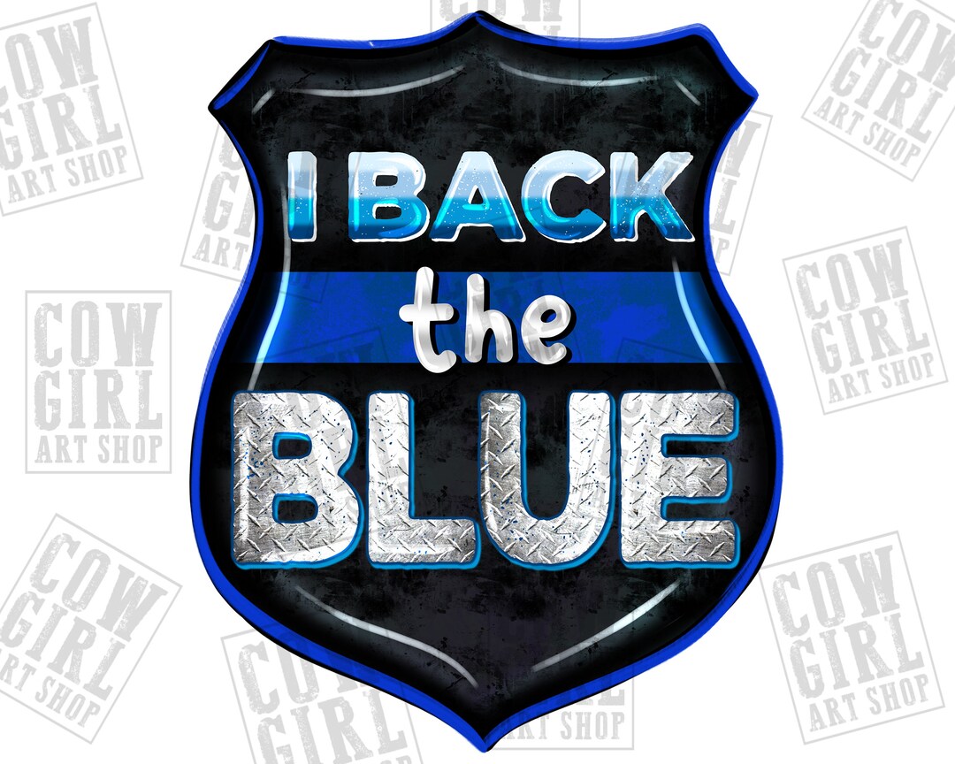 I Back the Blue 4th of July Png Sublimation Design Download, 4th of ...