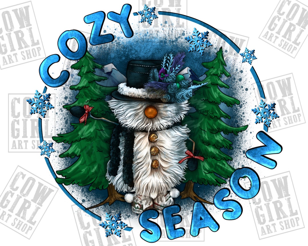 Cozy Season Png Sublimation Design Download, Winter Png, Christmas ...