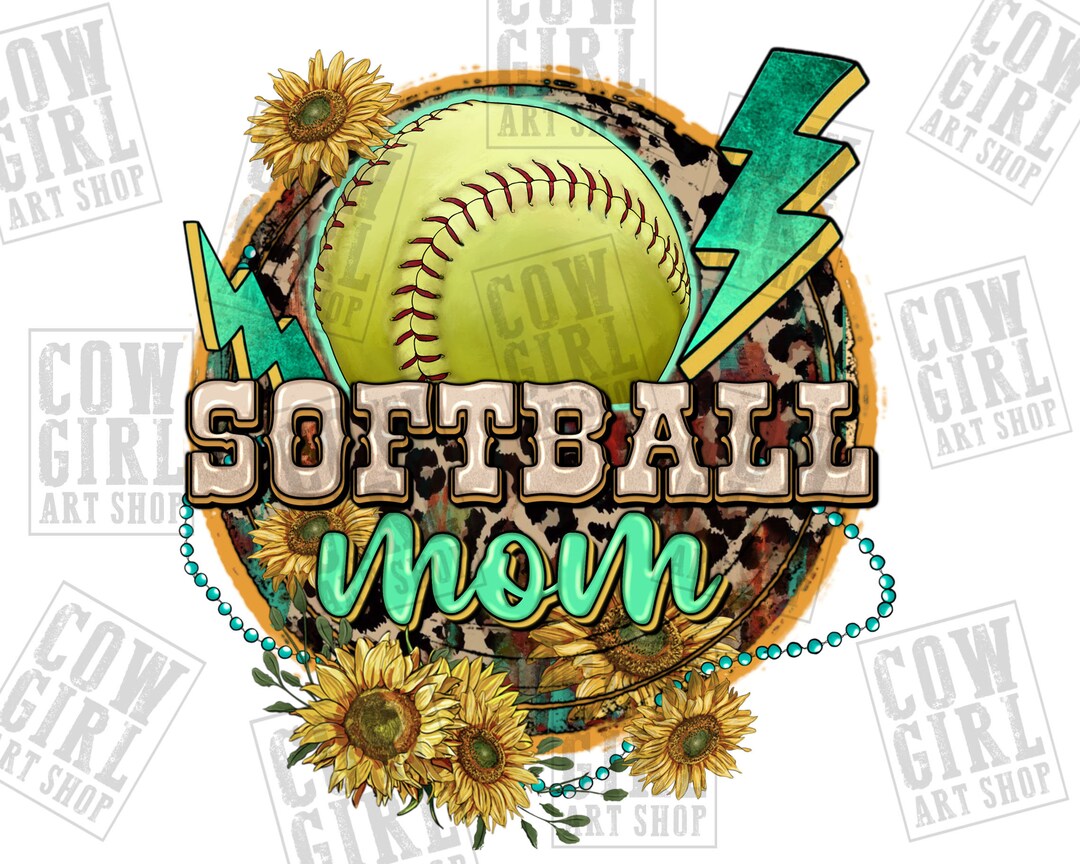 Softball Mom Png Sublimation Design Download, Softball Png, Sports Mom ...
