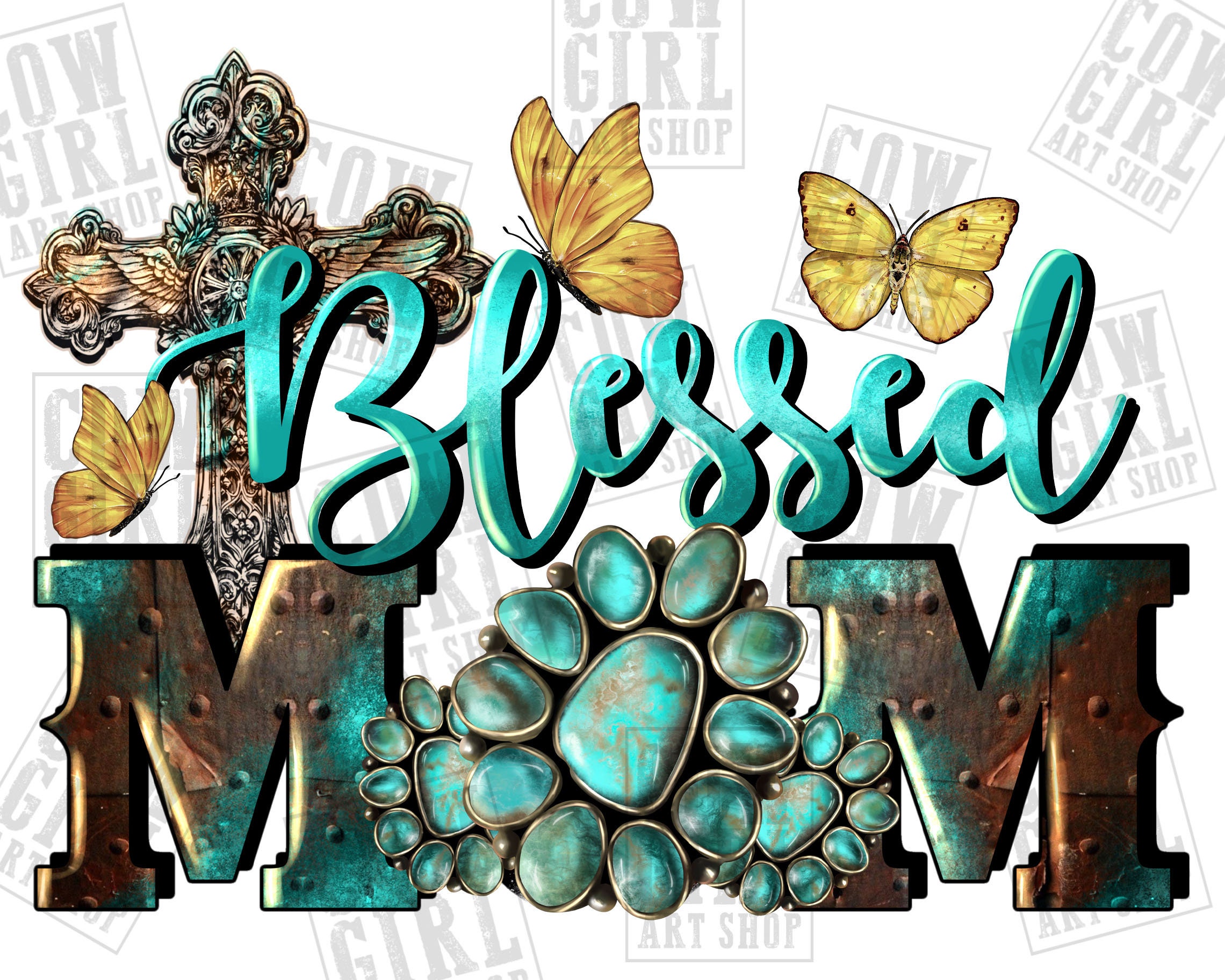 Blessed Mom Png Sublimation Design Download, Christian Png, Blessed Png ...