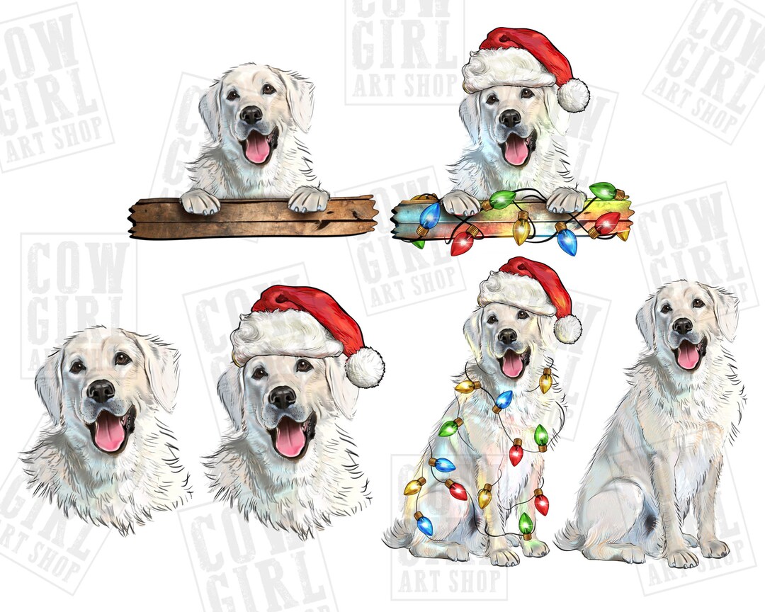 Great Pyrenees Santa Paws Png Design Bundle, Christmas Png, Christmas ...