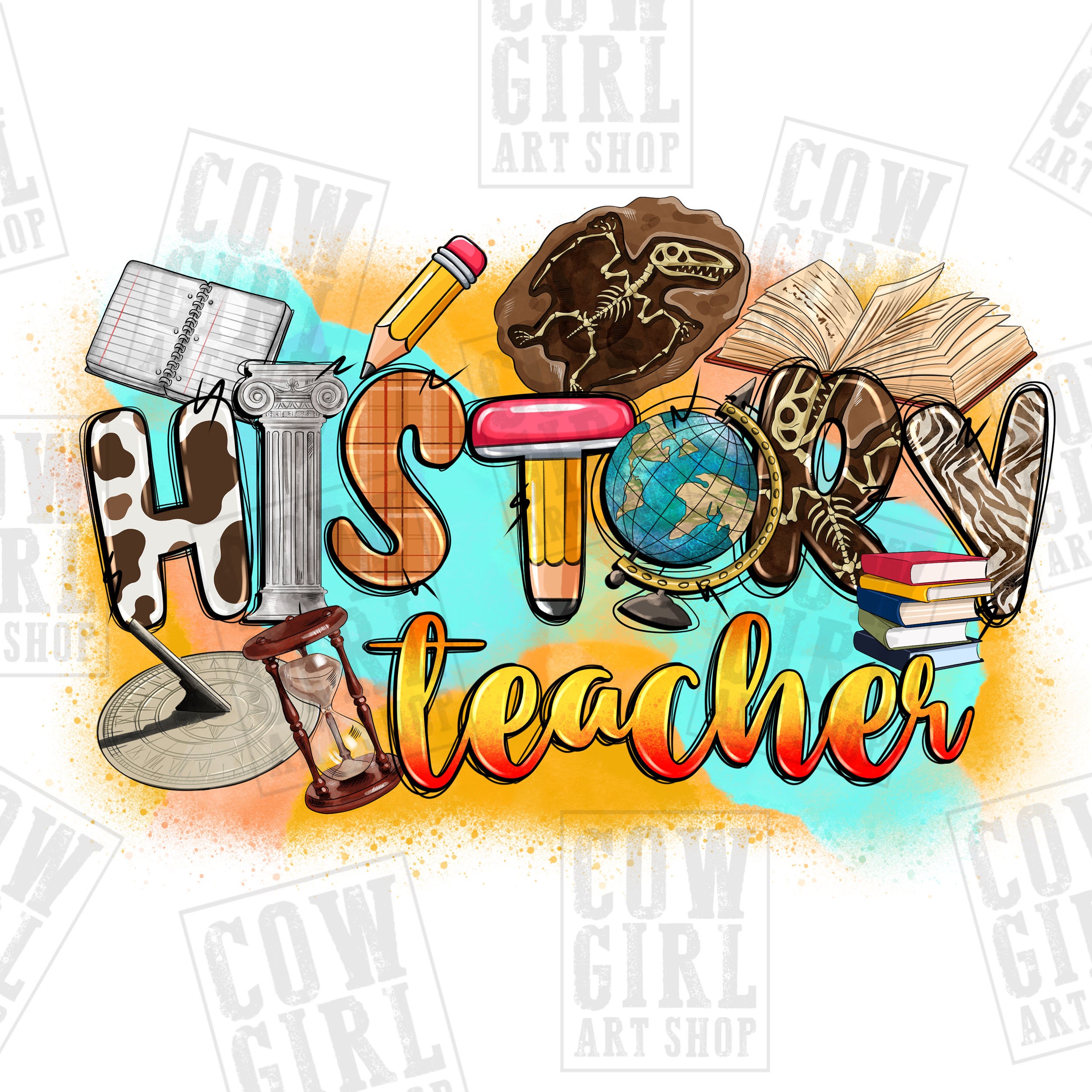 World History Teacher Clipart