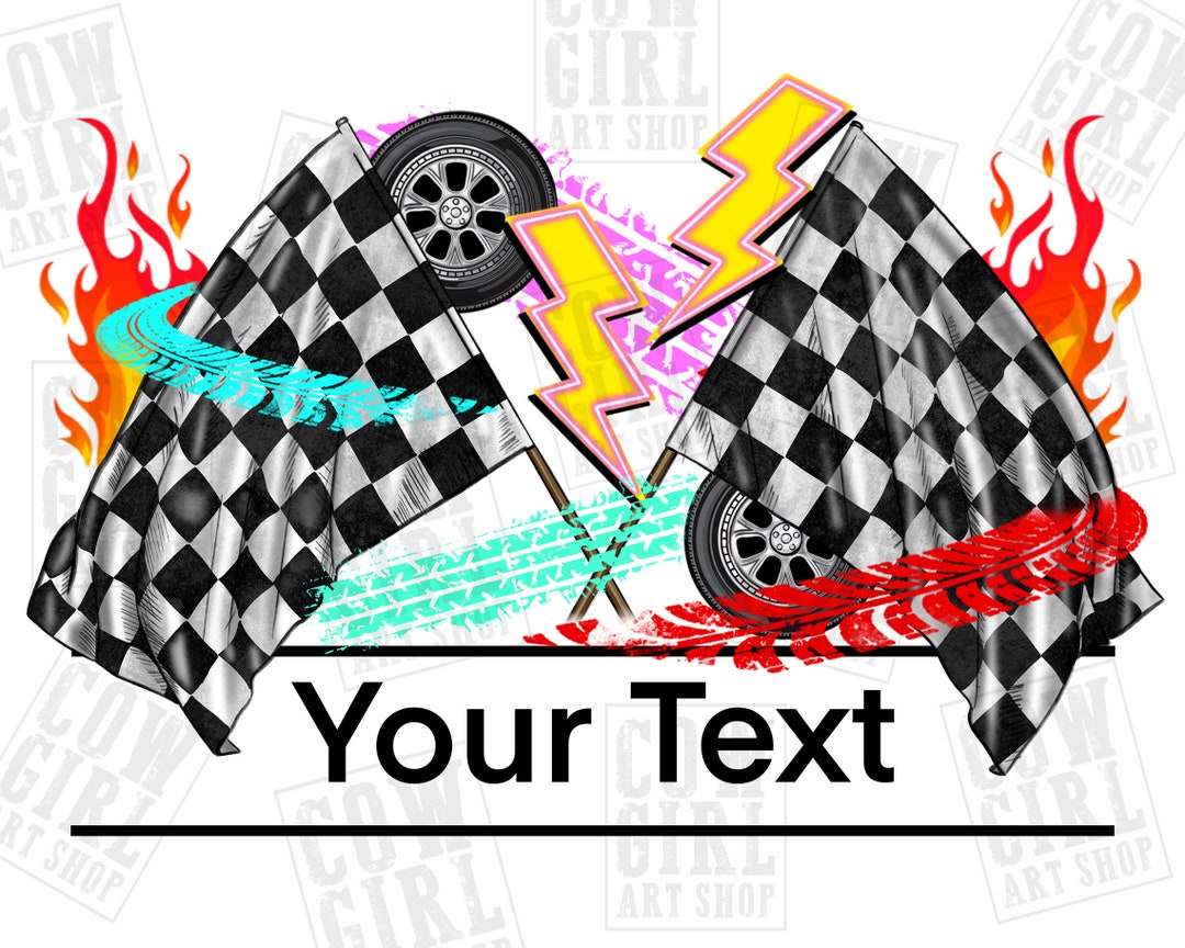 Personalized Race Png Sublimation Design Download, Race Flag Png, Game ...