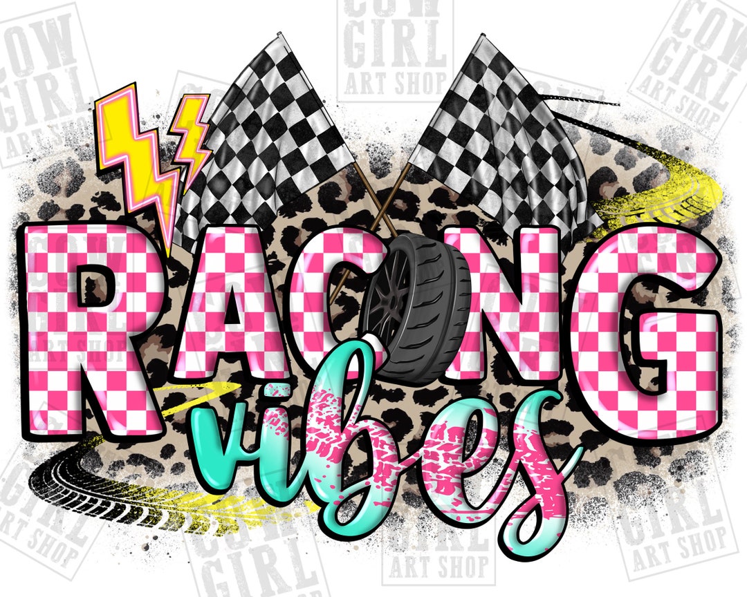 Racing Vibes Png Sublimation Design Download, Game Day Png, Race Sport ...