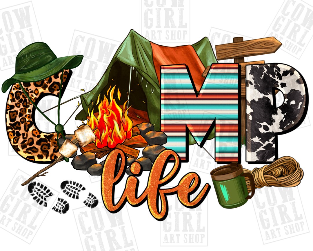 Camp Life Png Sublimation Design Download, Camping Png, Camp Love Png ...