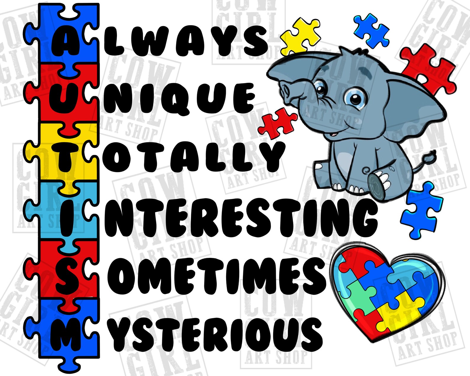 Always Unique Autism Png Sublimation Design Download Autism - Etsy