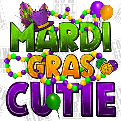 Fat Tuesday Mardi Gras Png Sublimation Design Happy Mardi - Etsy
