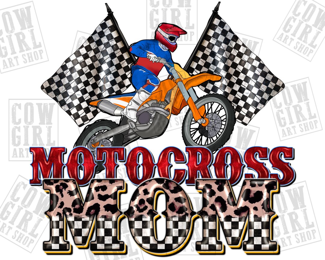 Motocross Mom Png Sublimation Design Download, Mother's Day Png ...