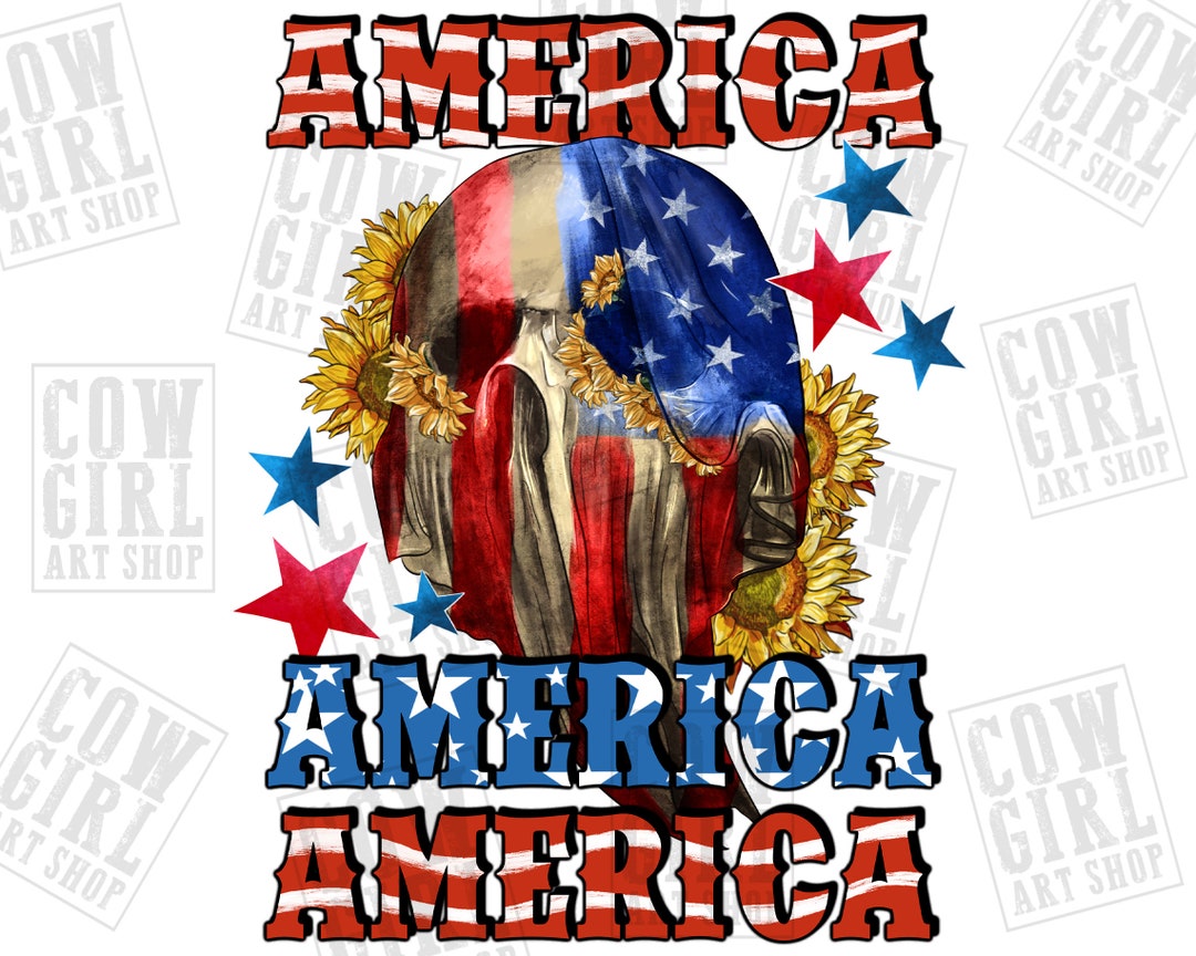 America Skeleton Png Sublimation Design Download, 4th Og July Png, USA ...