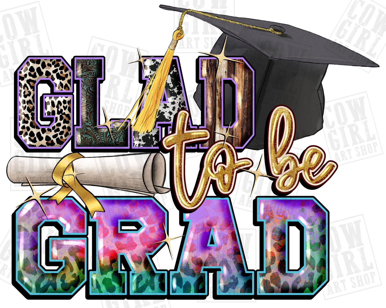 Glad to Be Grad Png Sublimation Design Download, Graduation 2023 Png ...