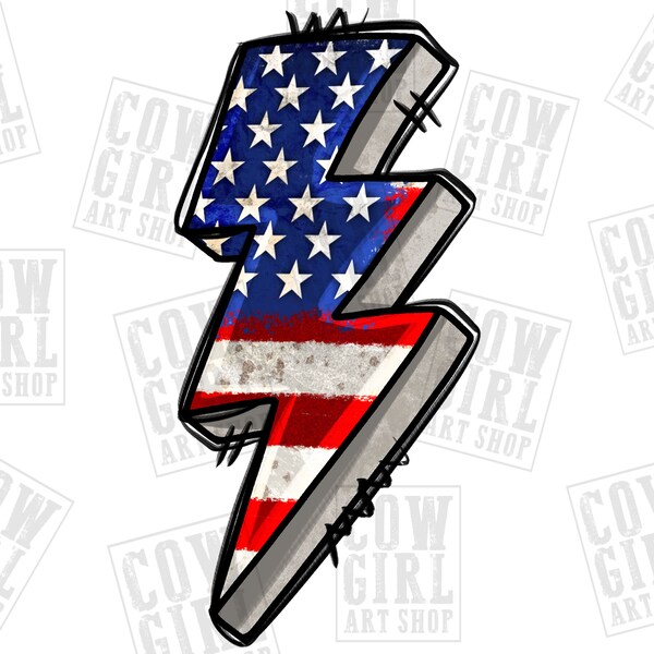 Lightning Bolt Flag - Etsy