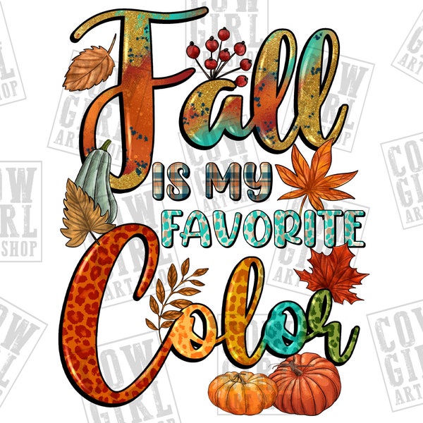 Fall is My Favorite Color Png - Etsy