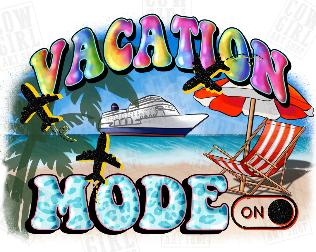 Vacation Mode Png Sublimation Design Download, Hello Summer Png, Summer ...