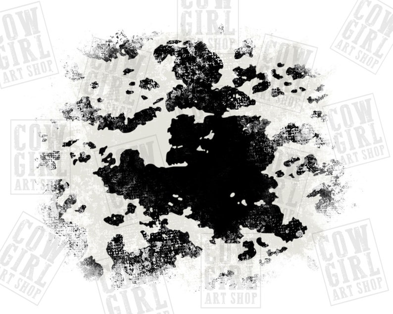 Cowhide Patches Png Sublimation Design Bundle, Western Patches Png ...