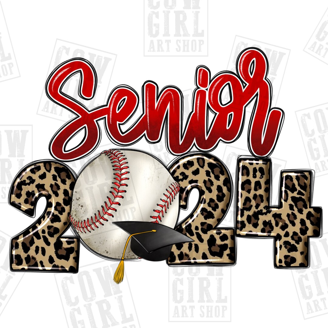 Senior 2024 Baseball Png Sublimation Design Download, Graduation 2024 ...