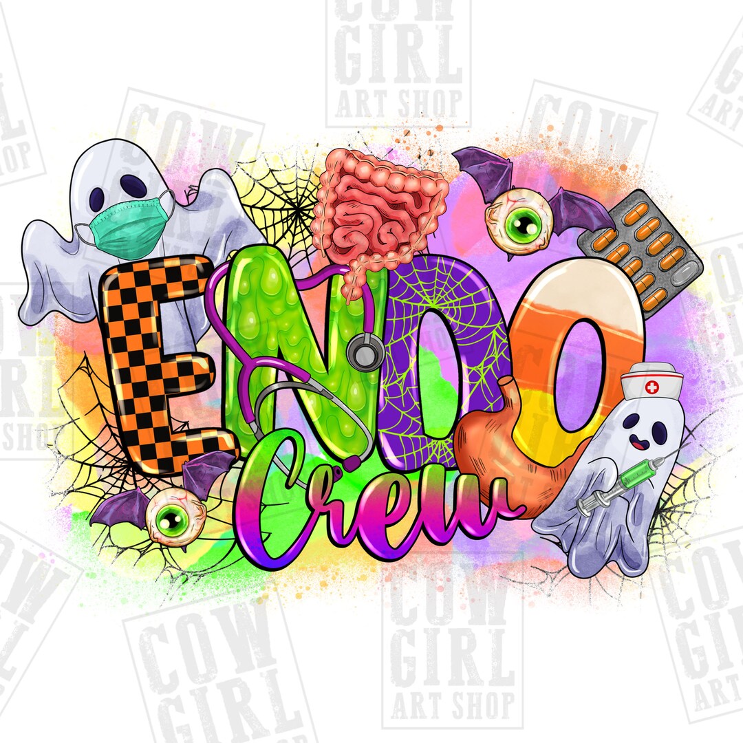Halloween ENDO Crew Png Sublimation Designs Download,happy Halloween ...