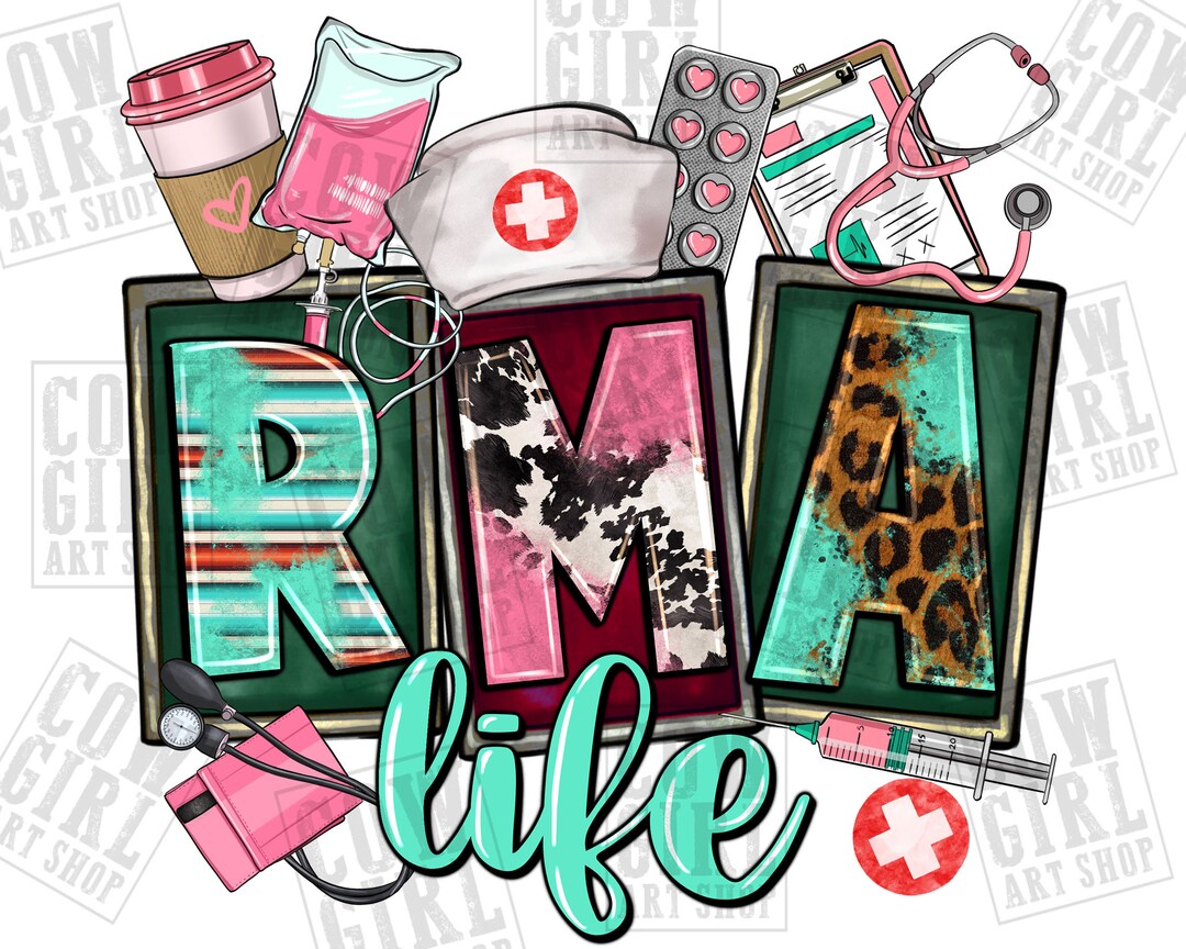 Western RMA Registered Medical Assistant Life Png, Nurse Life Png, RMA ...