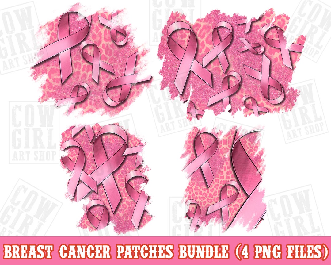 Breast Cancer Patches Png Sublimation Design Bundle, Cancer Awareness ...