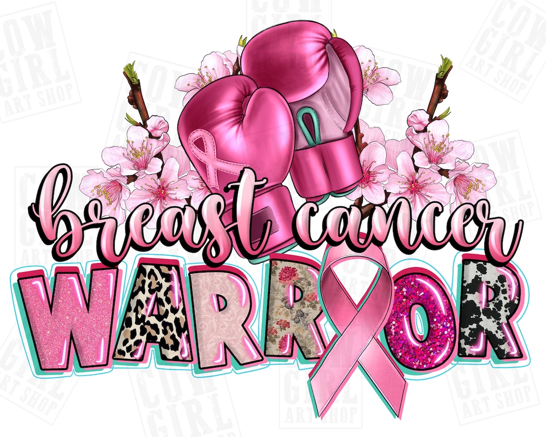 Breast Cancer Warrior Png Sublimation Design Download, Breast Cancer ...