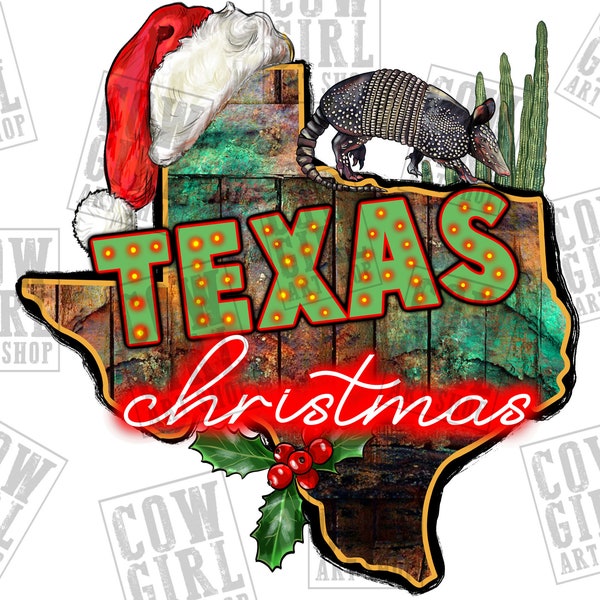 Texas Christmas - Etsy