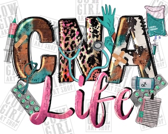 CNA Certified Nursing Assistant Png Sublimation Design - Etsy